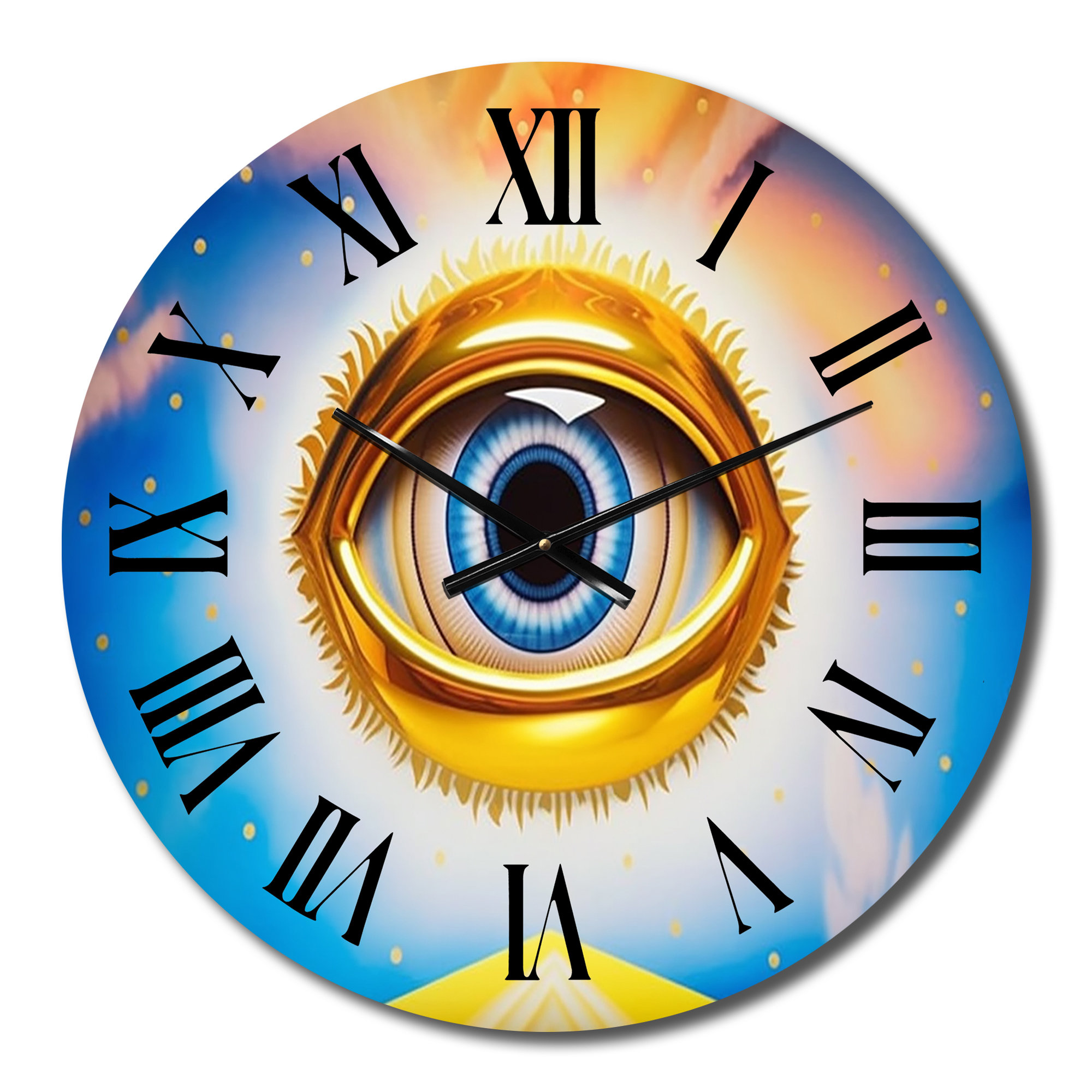 Design Art Visions Of Eye Of Consciousness Futuristic IV Metal Wall ...