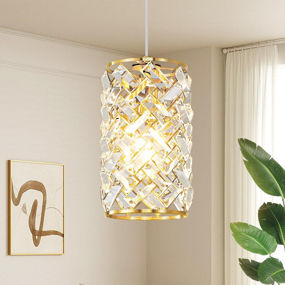 Mercer41 Modern Pendant Lighting Crystal Chandeliers Adjustable Pendant ...