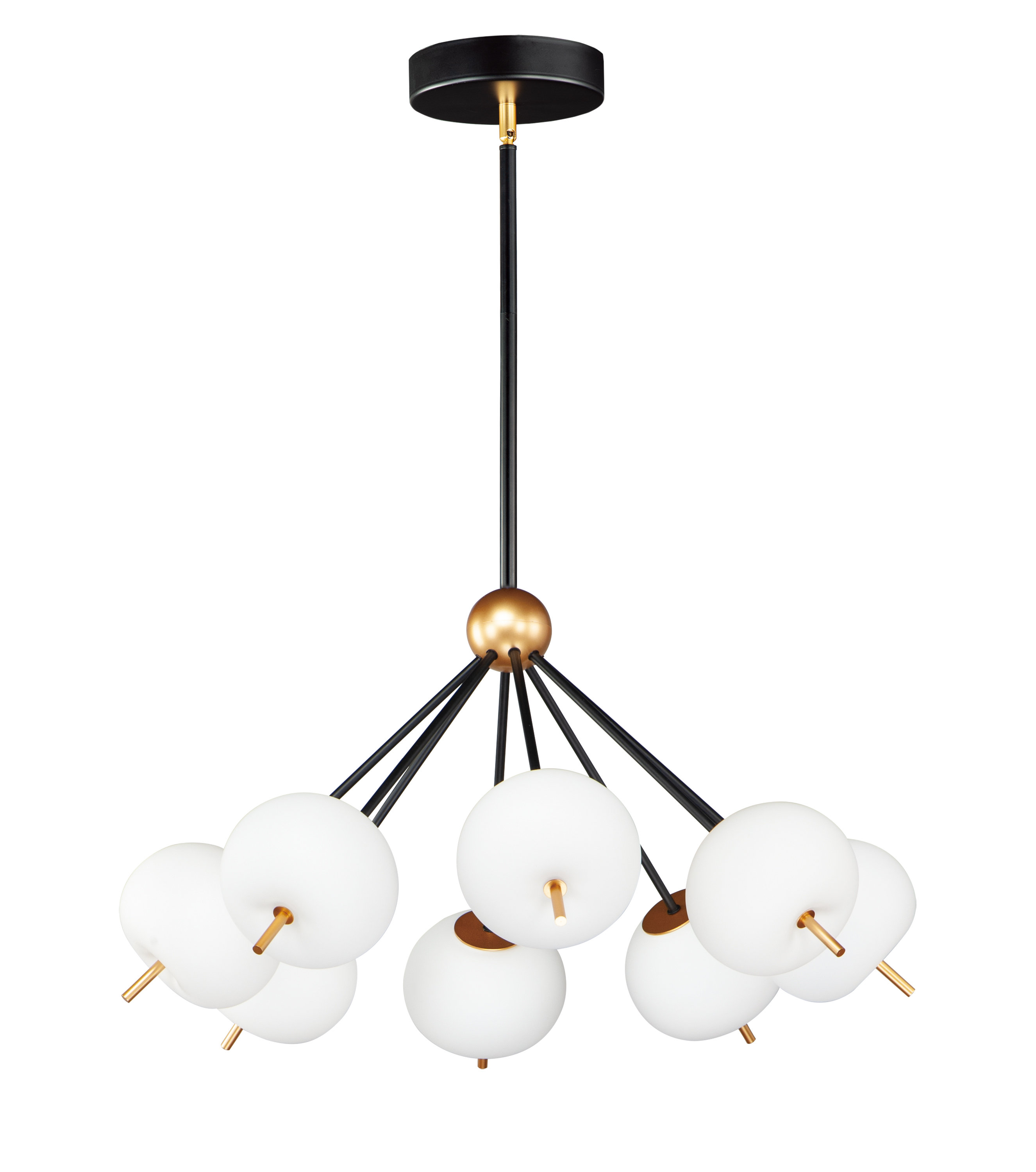 Corrigan Studio® Sahrish 8 - Light Sputnik Sphere LED Chandelier ...