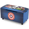 Delta Children Marvel Avengers Faux Leather Cabinet Storage Bench ...