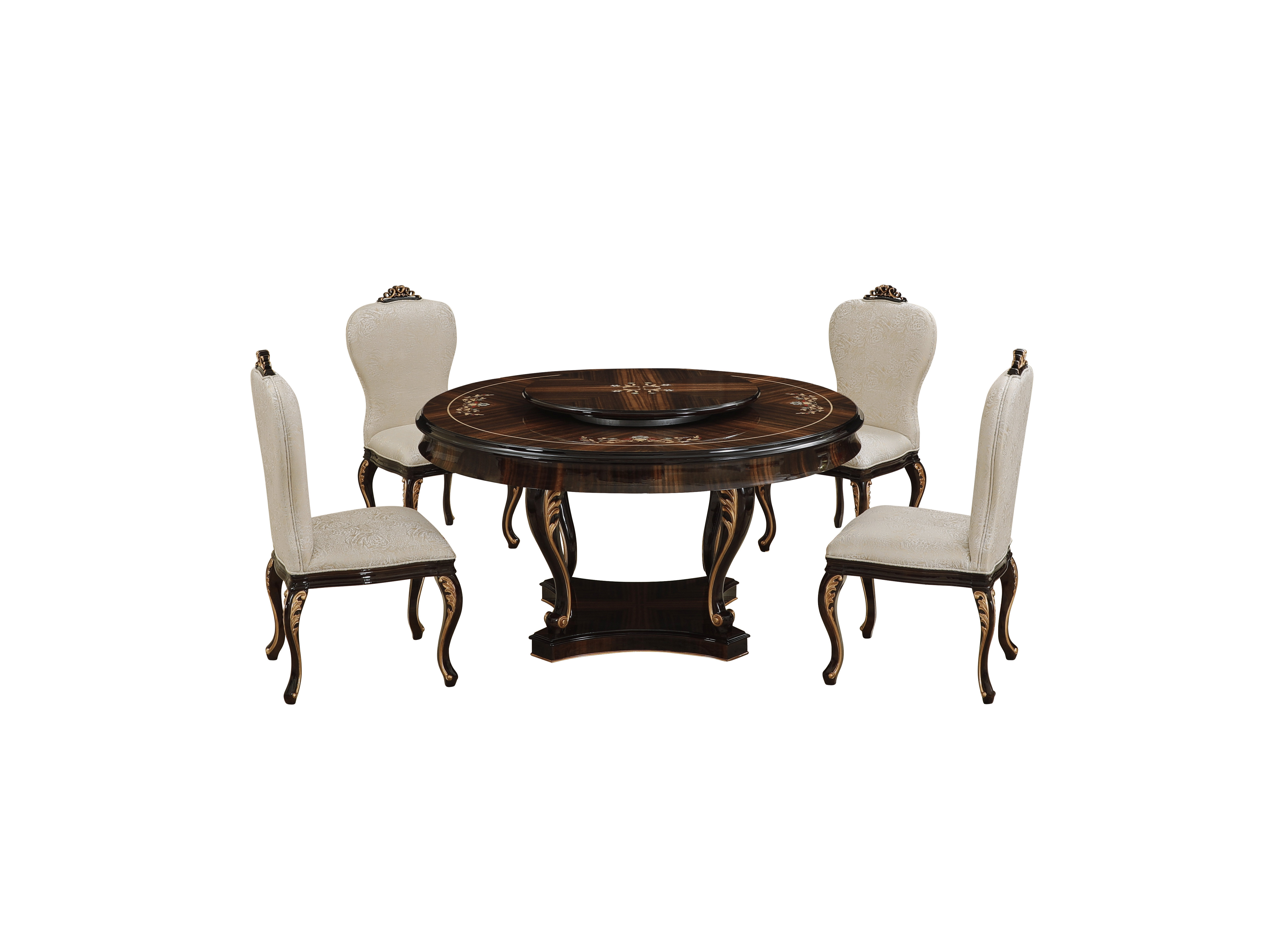 Infinity Furniture Import Athena 59" Round Dining Table With Base ...
