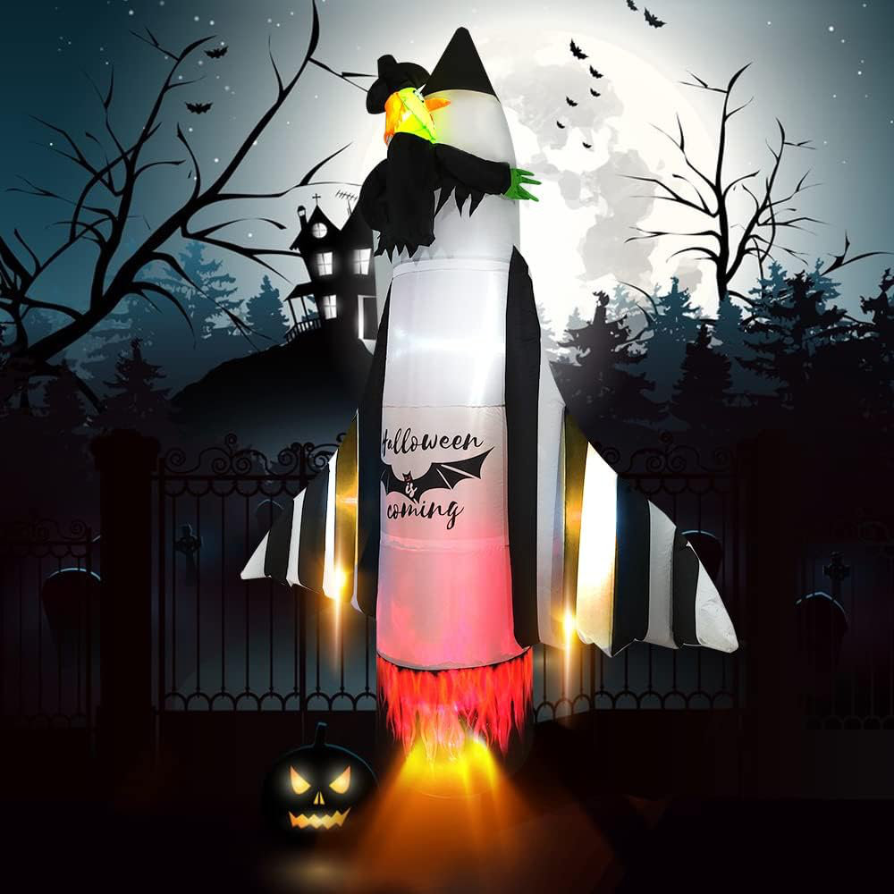 The Holiday Aisle® Décorations d'Halloween gonflables pour fusée ...