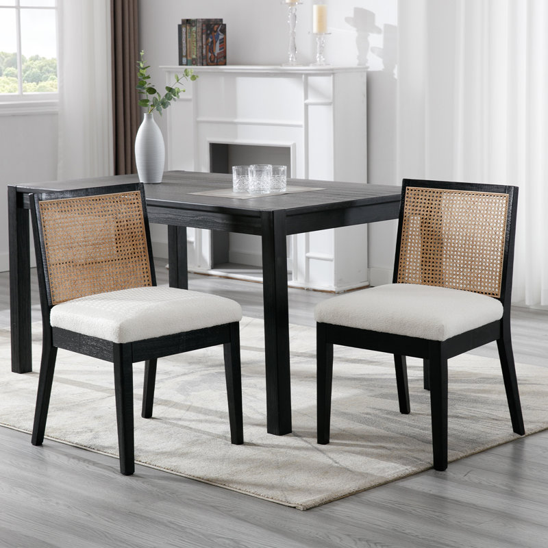 Bayou Breeze Arnkell Side Chair Dining Chairs Modern Solid Wood Dining ...