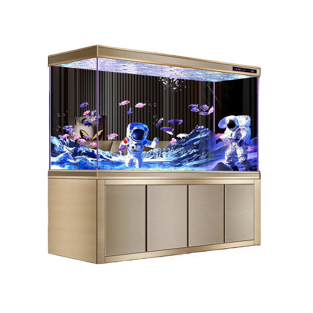 Lingxis Modern Minimalist Rectangular Eco Aquarium Tank | Wayfair