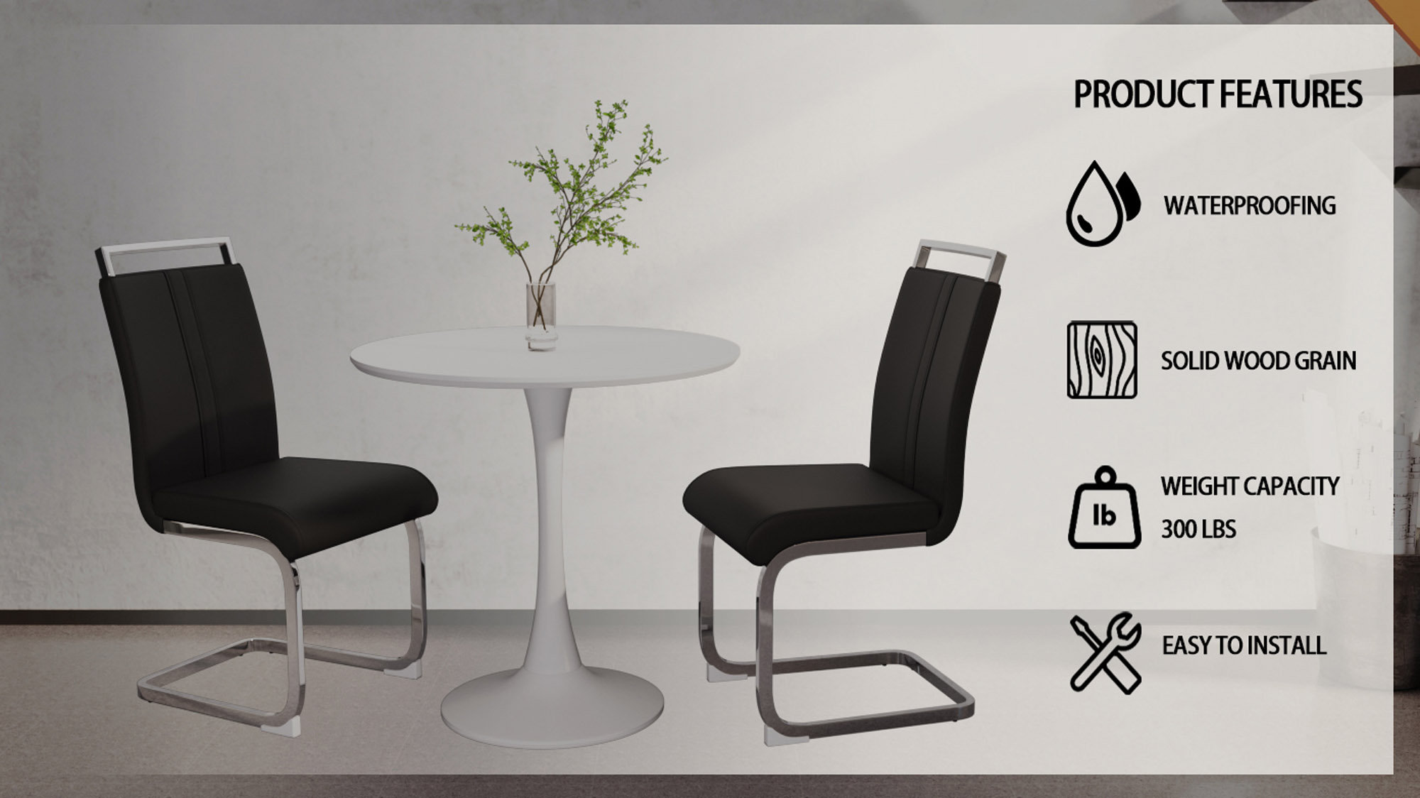 George Oliver Circular Dining Table, Dining Table, Kitchen Dining Table ...