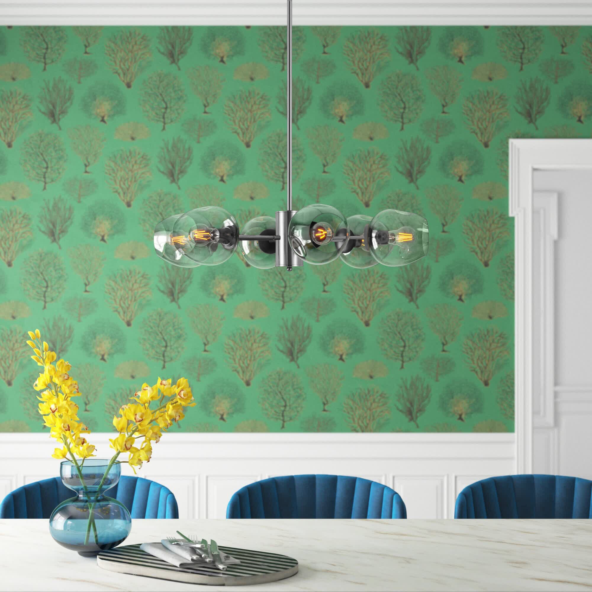 Mercer41 Aneshka 6 - Light Geometric Pendant - Wayfair Canada