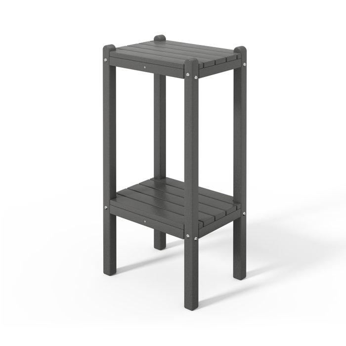Winston Porter Mkiyah Square 18.45'' L x 18.45'' W Outdoor Side Table ...