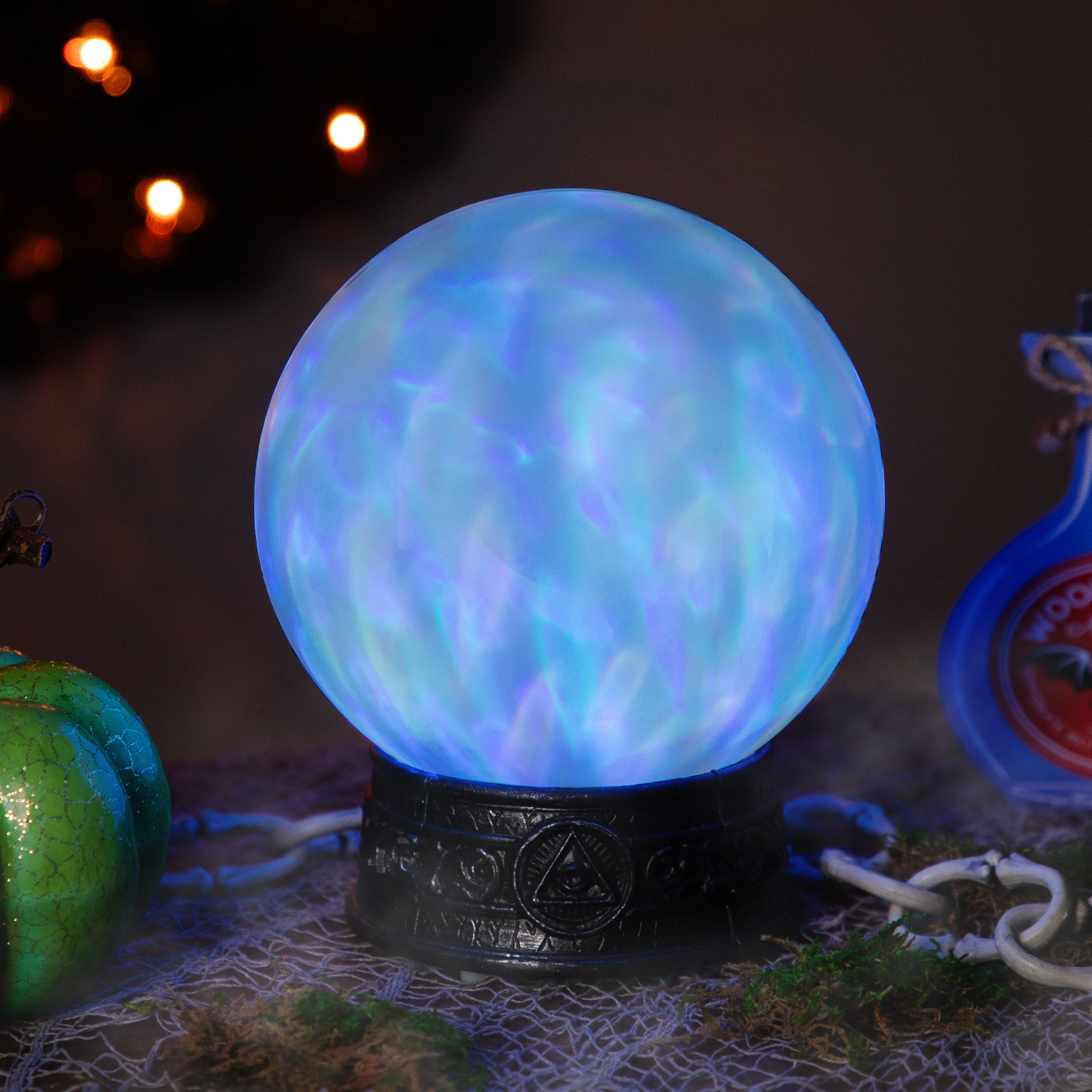 Northlight Seasonal 8" LED Lighted Mystical Crystal Ball with Sound ...