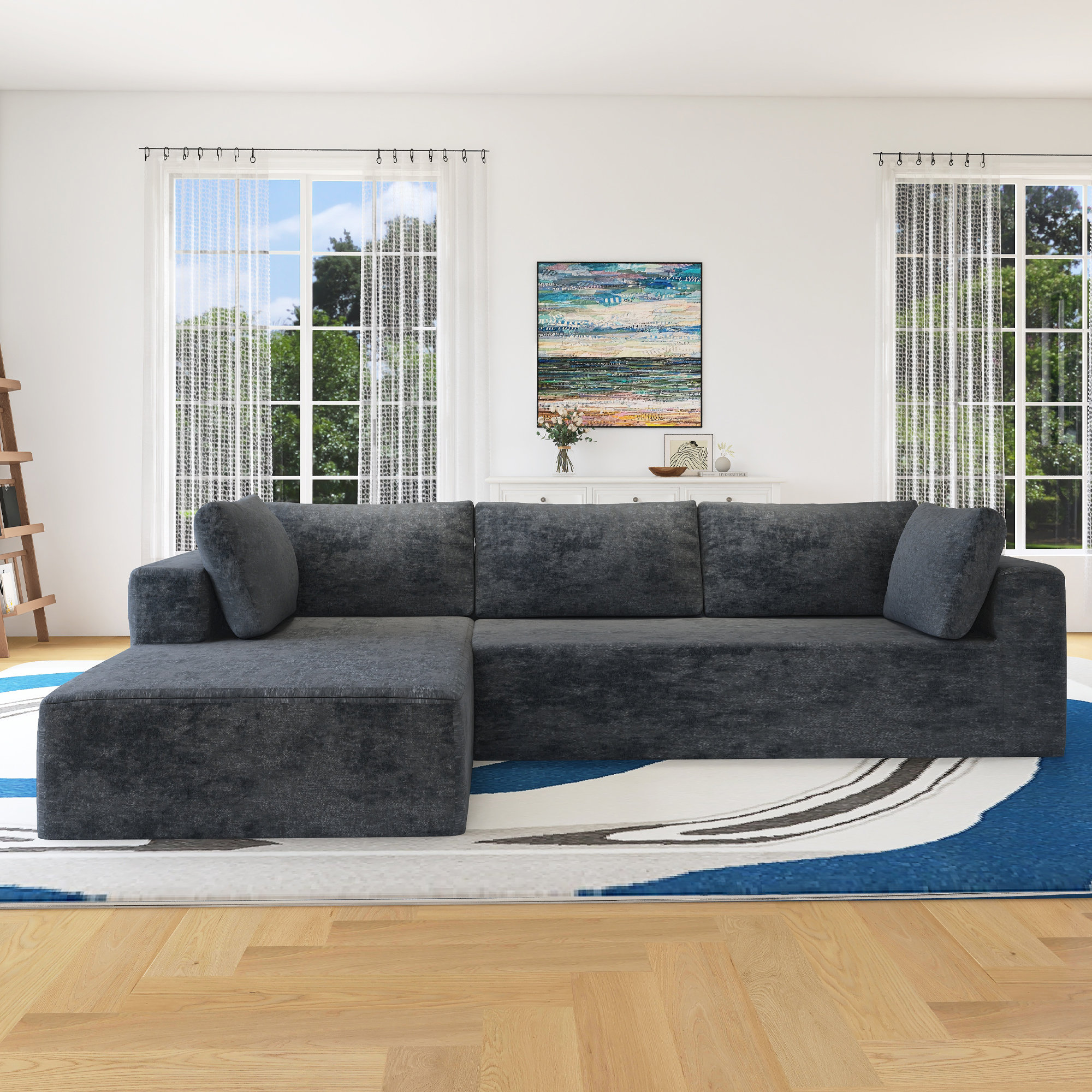 Latitude Run® Modern Large Modular Sectional Sofa | Wayfair