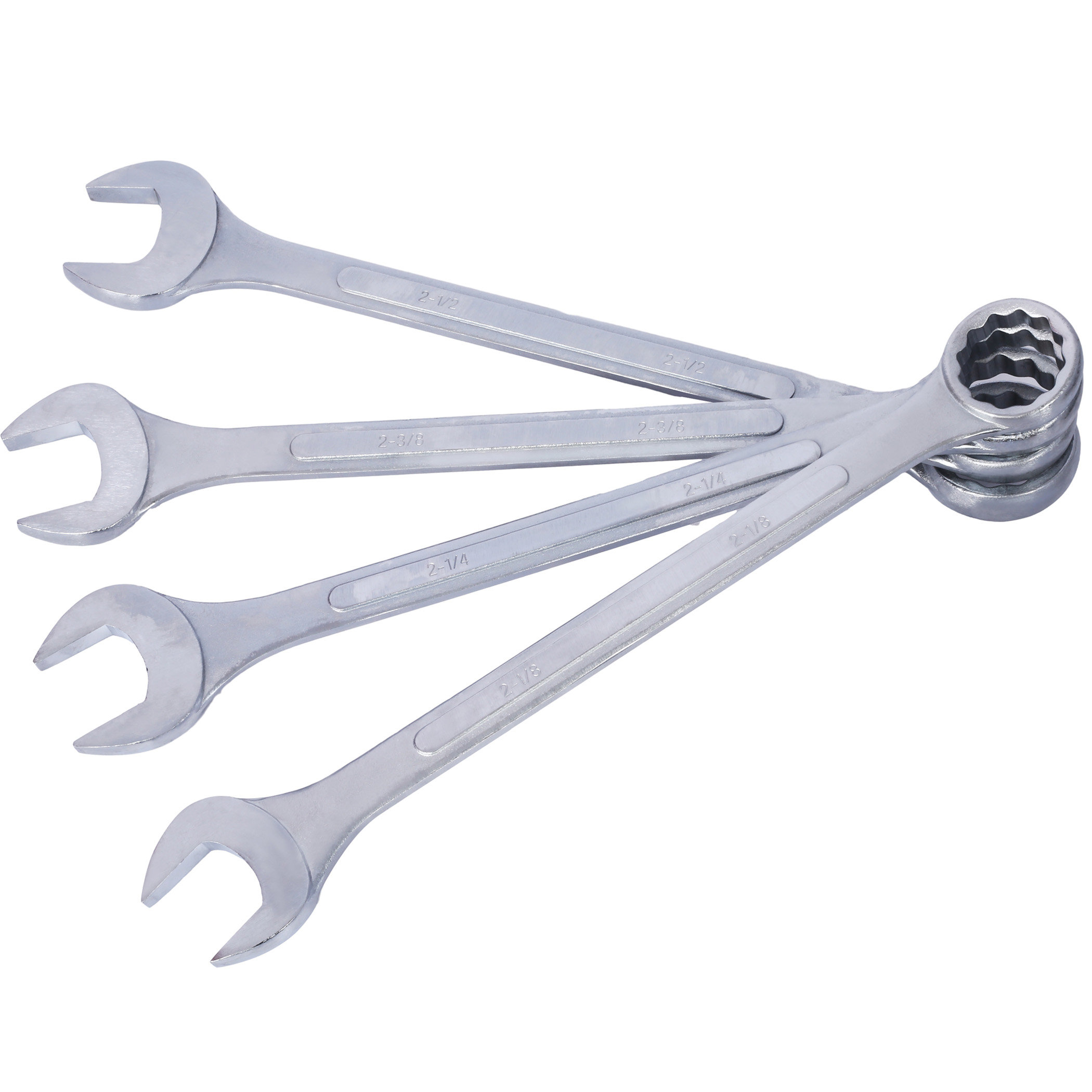 17 Stories SAE Jumbo Combination Wrench Set Extra Large, 4 Piece ...