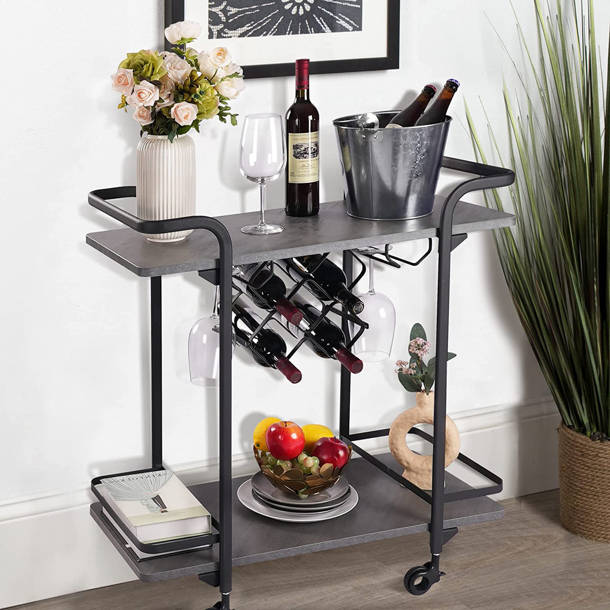 Carlisle Food Service Products Fold 'N Go® Metal Bar Cart | Wayfair