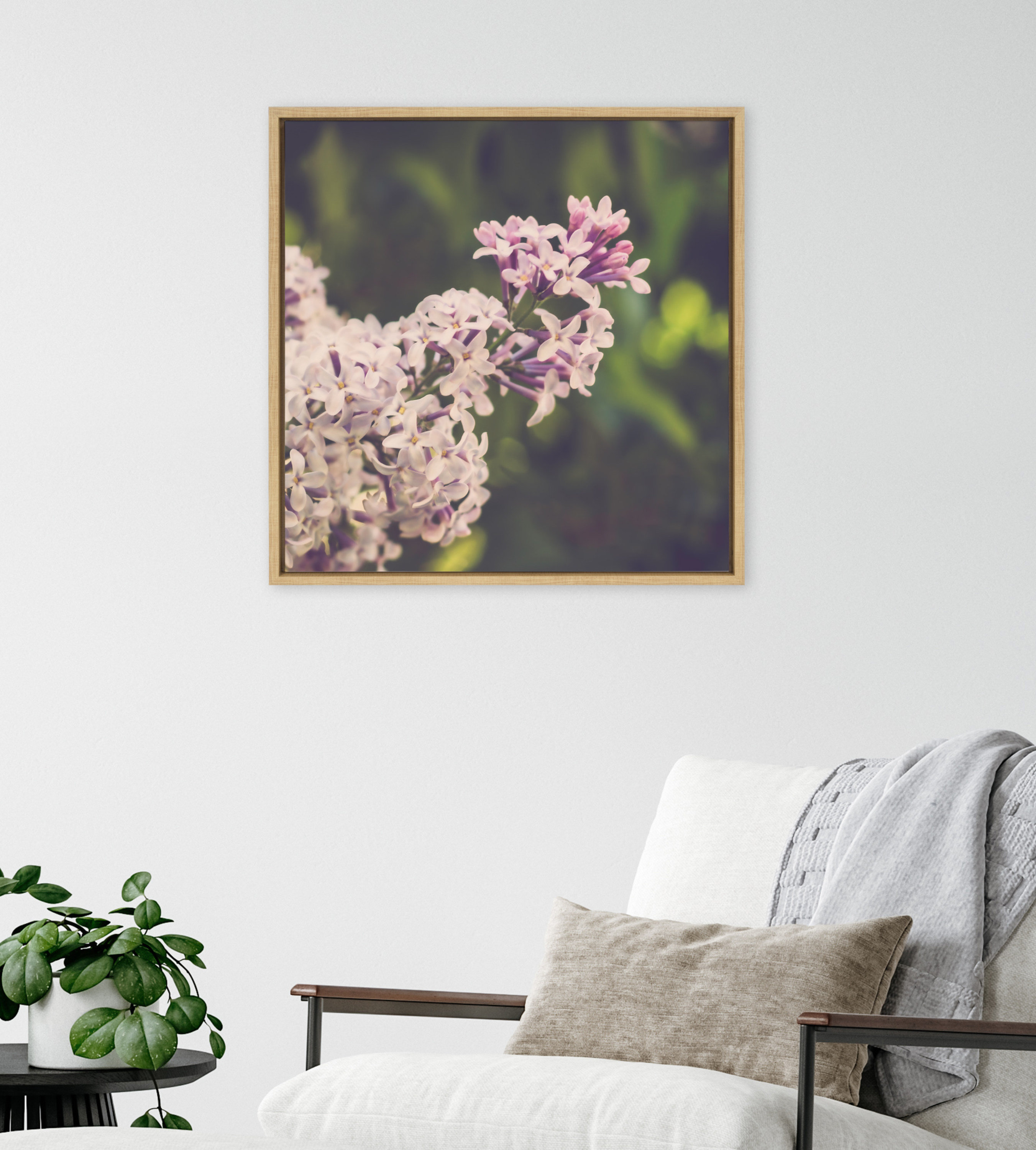 Beachcrest Home Shalyce " Soft Lilac Flower Photography " | Wayfair