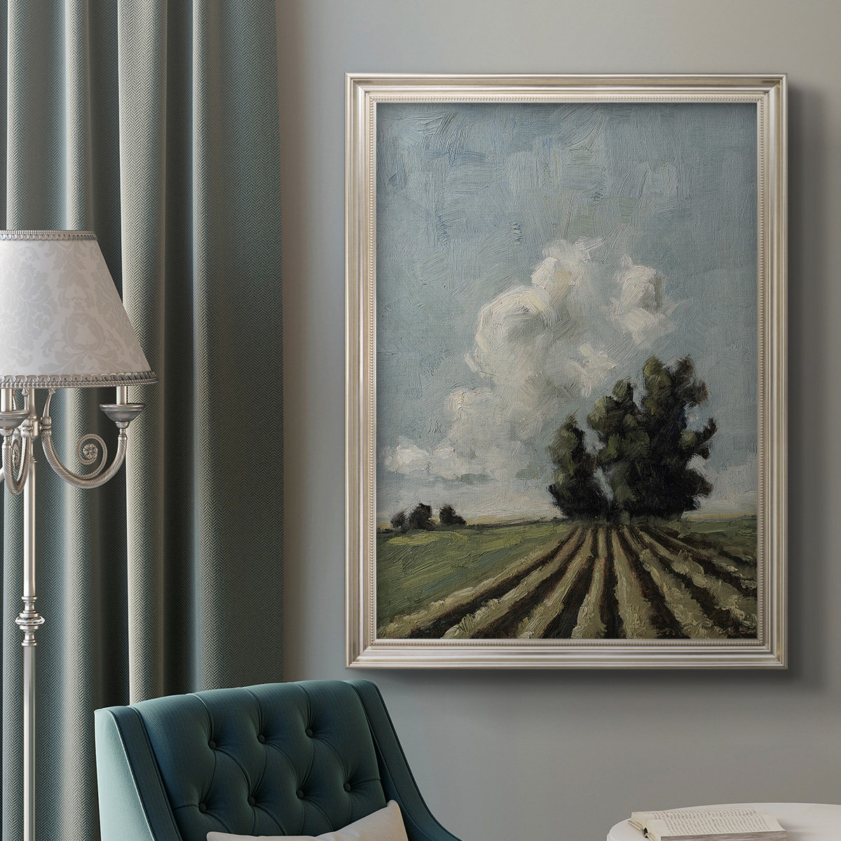 Red Barrel Studio® Copse of Trees - Picture Frame Print on Canvas | Wayfair