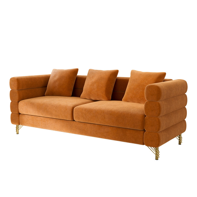 ouyessir Ottwell 79'' Mid-century Upholstered Sofa & Reviews | Wayfair
