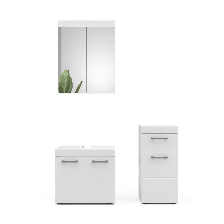 Oskar Kinderland Luna Bathroom Storage Furniture Set | Wayfair.co.uk