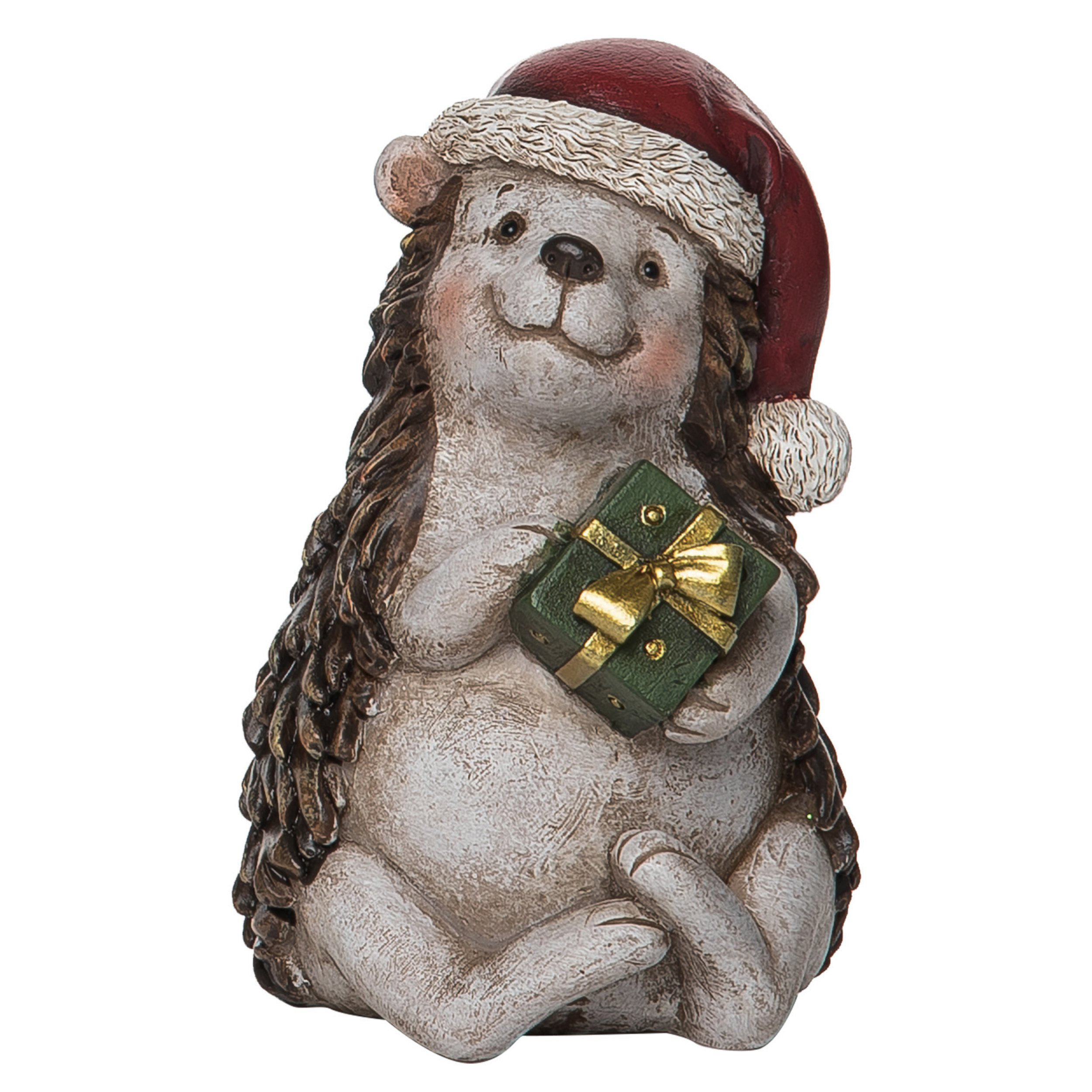 The Holiday Aisle® Christmas Hedgehog Figurine | Wayfair