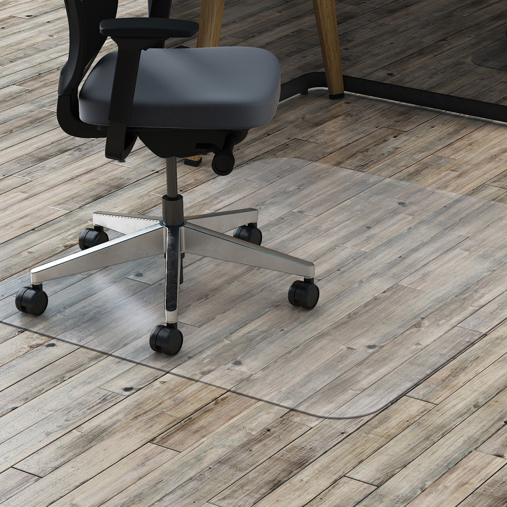 Lorell Hard Floor Straight Rectangular Chair Mat & Reviews | Wayfair