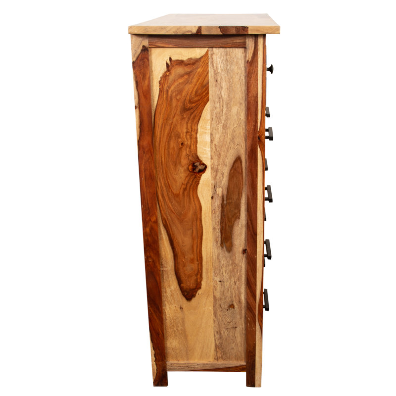 The Twillery Co. Ringgold Solid Sheesham Wood 6 Drawer Chest | Wayfair