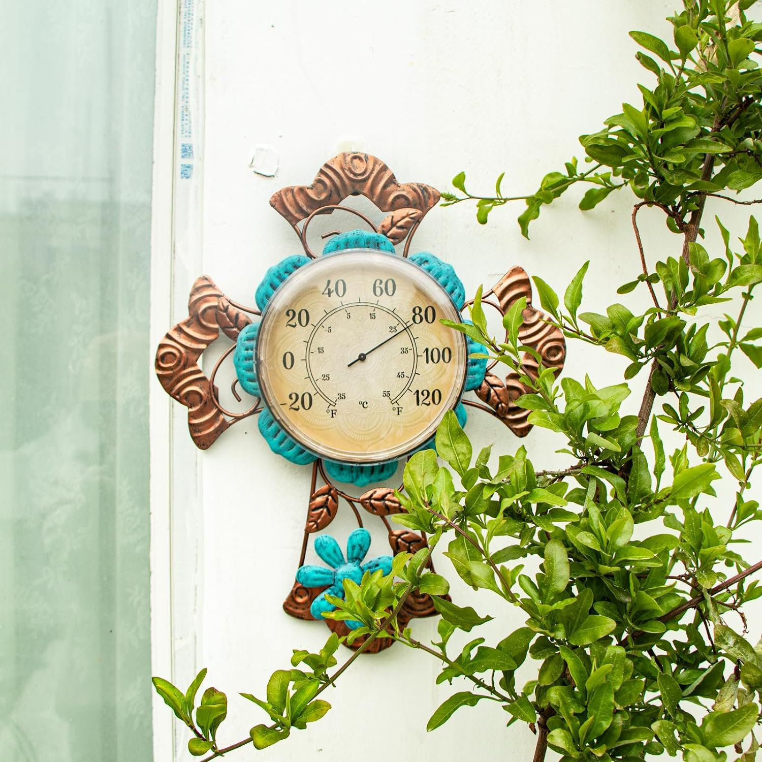 WONDER garden Outdoor Thermometers ,indoor/outdoor Wall Thermometer ...