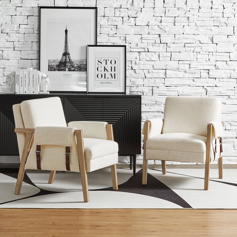 Wade Logan® Asraa Upholstered Armchair & Reviews | Wayfair