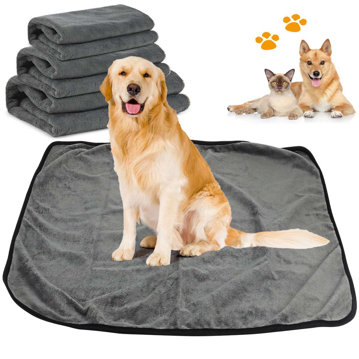 Tucker Murphy Pet™ Washable Pee Pads for Dogs Large Waterproof Reusable ...