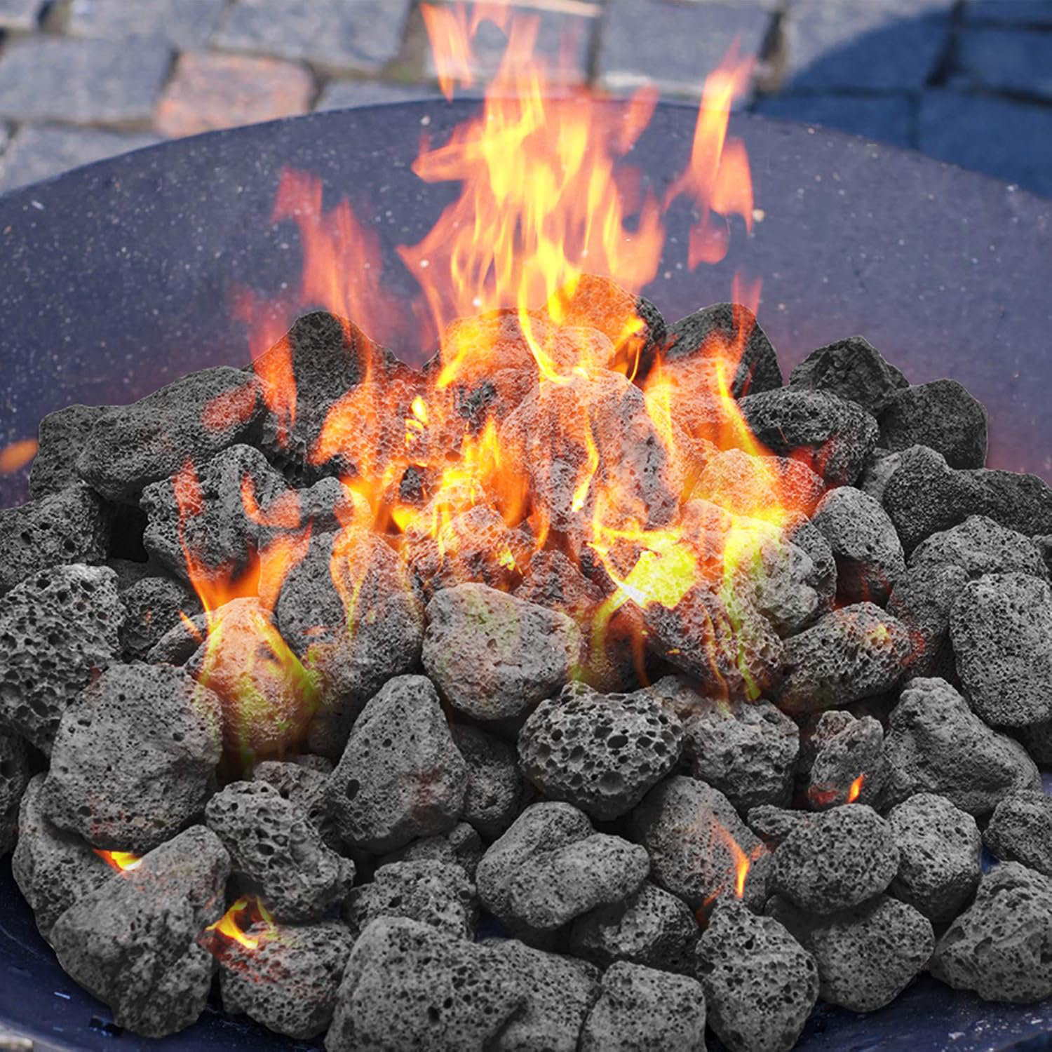 G & R PLUMBING ENTERPRISES, INC. 10LB Lava Rocks for Fire Pits, Fire ...