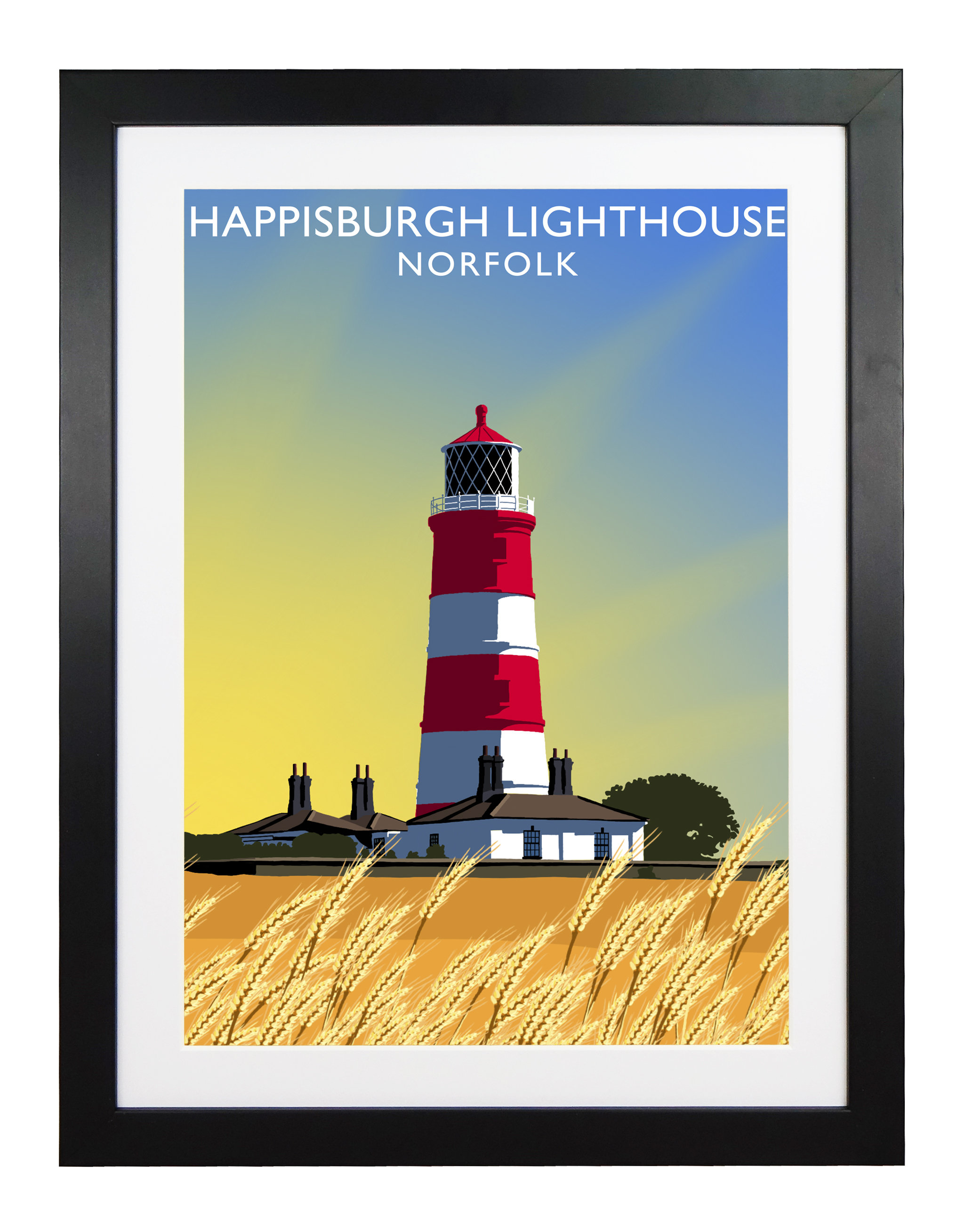 East Urban Home Happisburgh Lighthouse by Richard O'Neil - Graphic Art ...