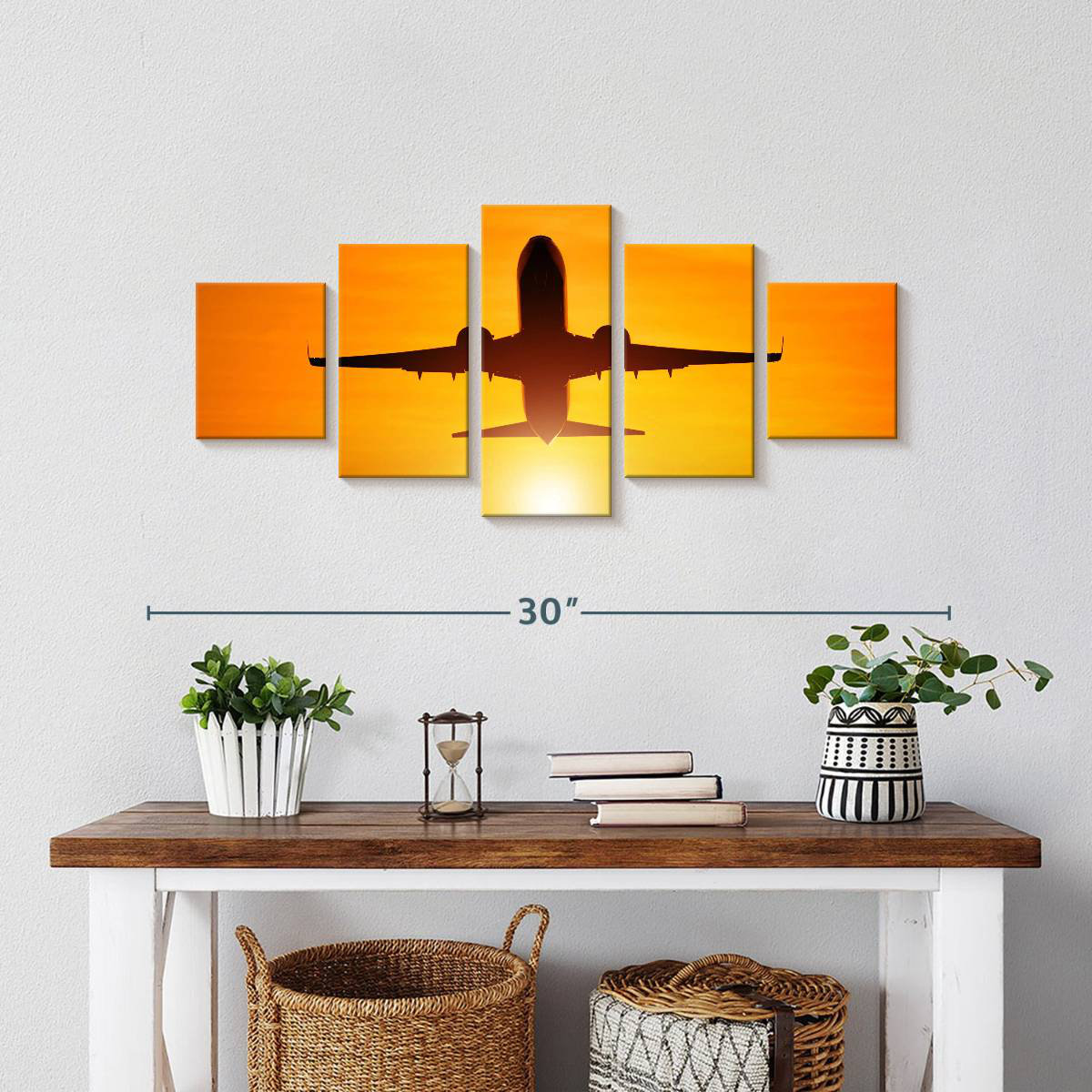 Ebern Designs Mehar Airplane Summer Flight | Wayfair