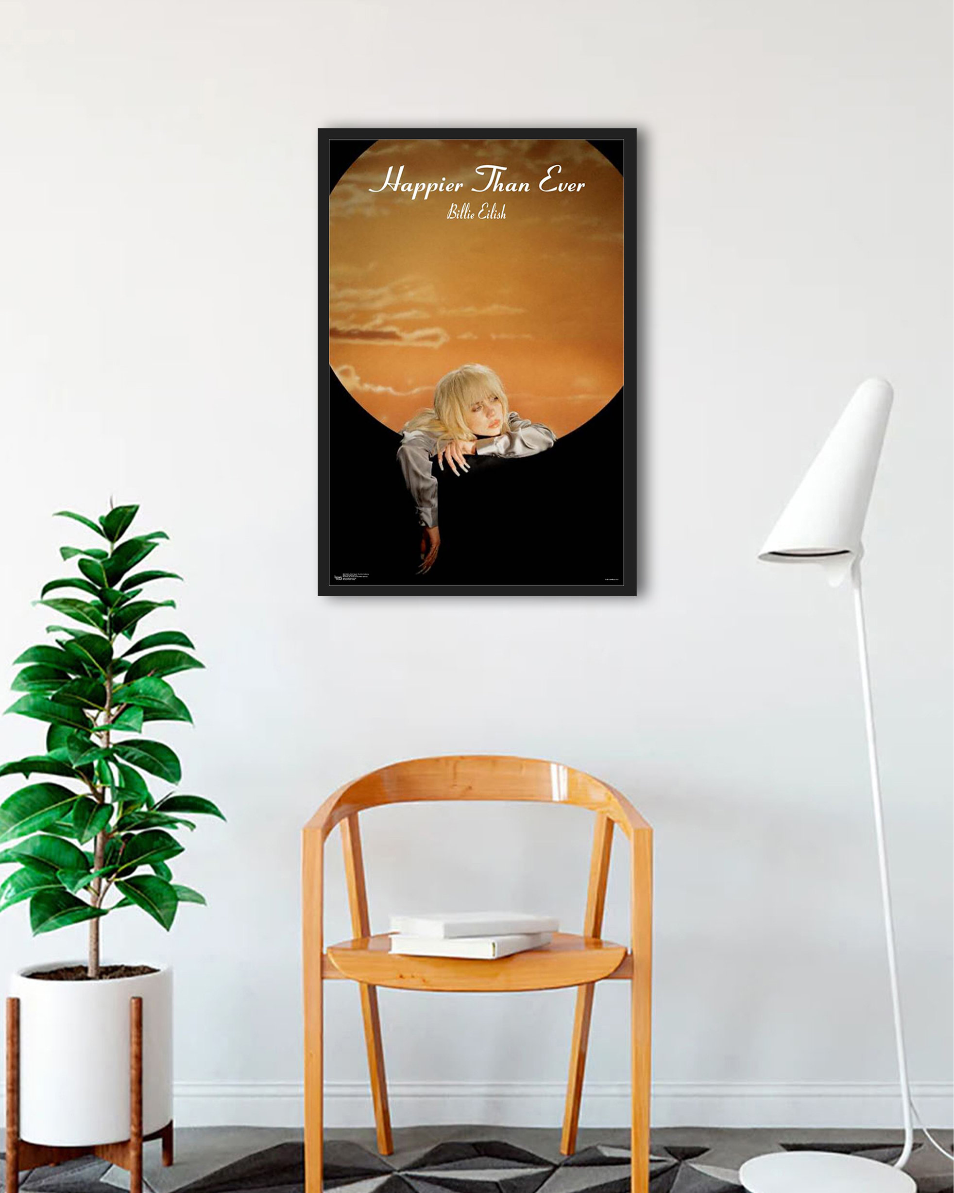 Ebern Designs " Billie Eilish Happier Than Ever Goldwing Poster " on ...