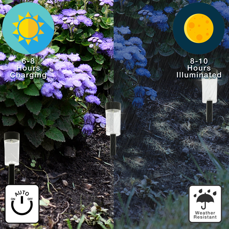 Crosslight Solar Powered Pathway Light | Wayfair