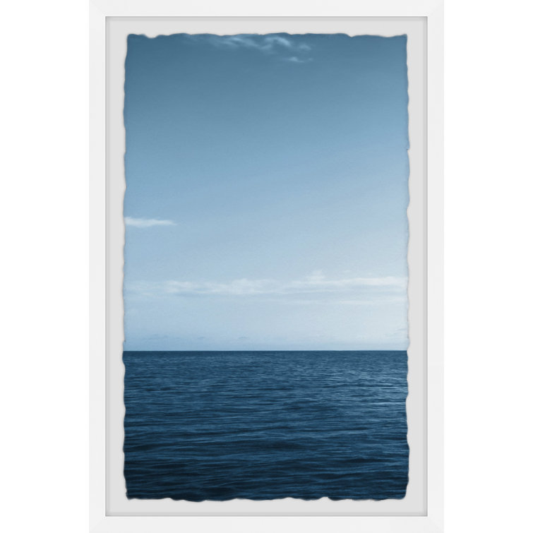 Highland Dunes 'Unending Sea View' - Picture Frame Photograph Print on ...
