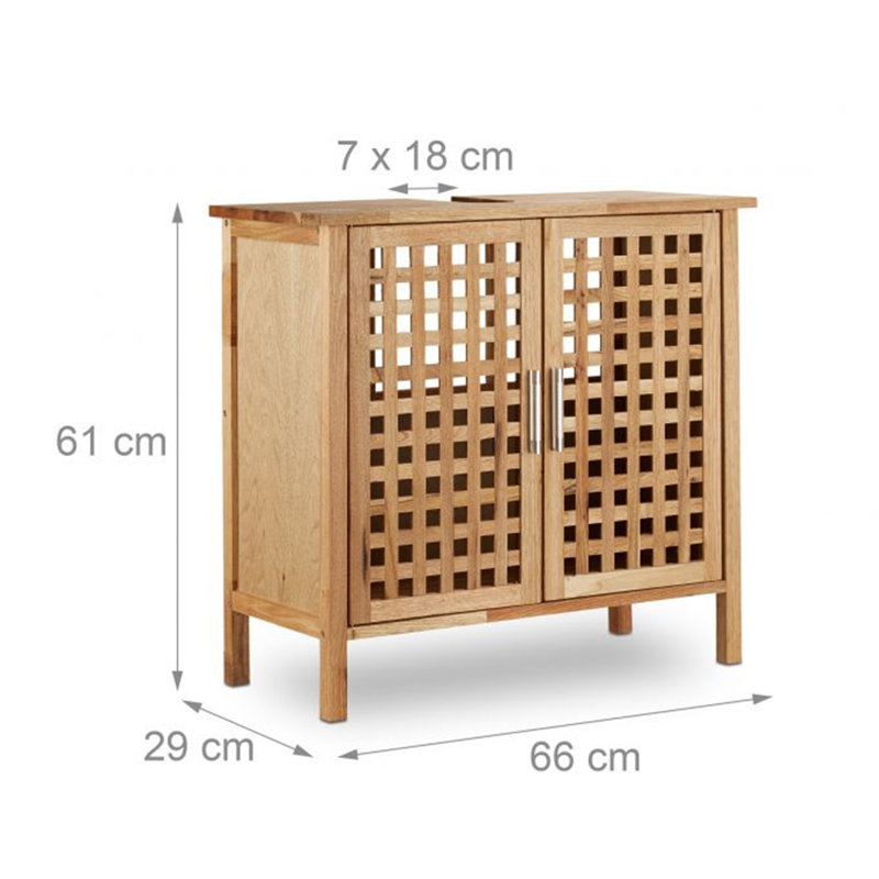 House of Hampton Bobby 66cm Free-Standing Vanity Unit Base & Reviews ...