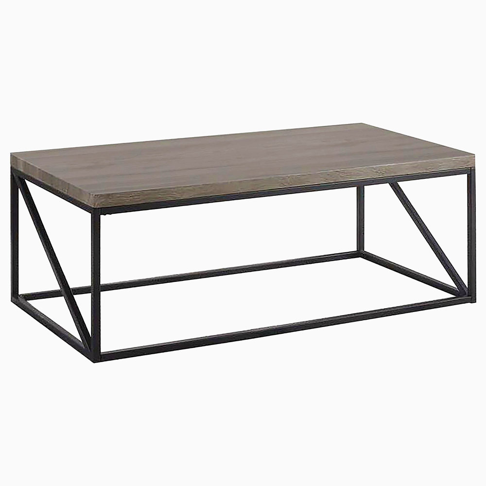 Ebern Designs Grey Rectangular Coffee Table | Wayfair