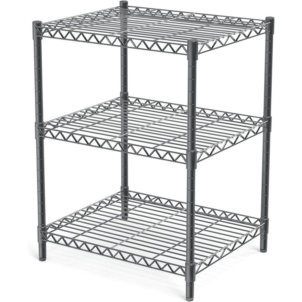 Rebrilliant 3 Tier Storage Racks And Shelving - Heavy Steel Pa ...
