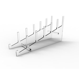 Rebrilliant Display, Large Multiple Plate Acrylic Rack Holder | Wayfair