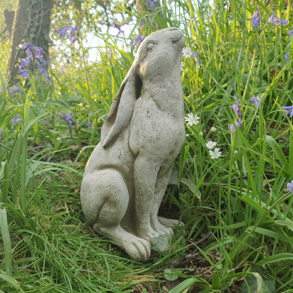 Union Rustic Mac Rabbit Animals Concrete Garden Statue | Wayfair.ie