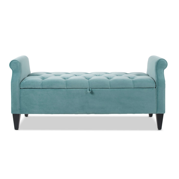 Red Barrel Studio® Maconay Upholstered Storage Bench & Reviews | Wayfair