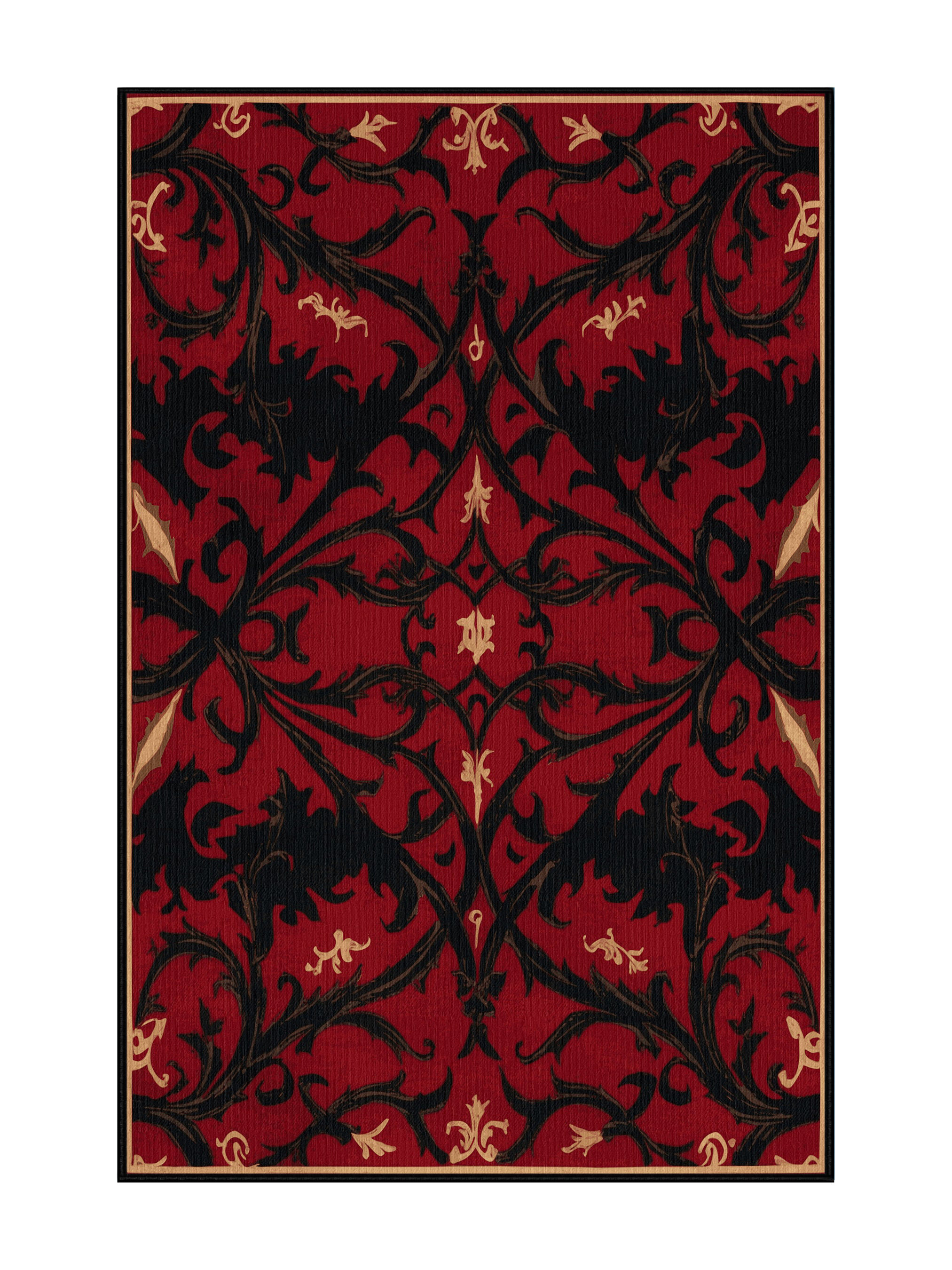 Charlton Home® Baroque Halo Rug | Wayfair
