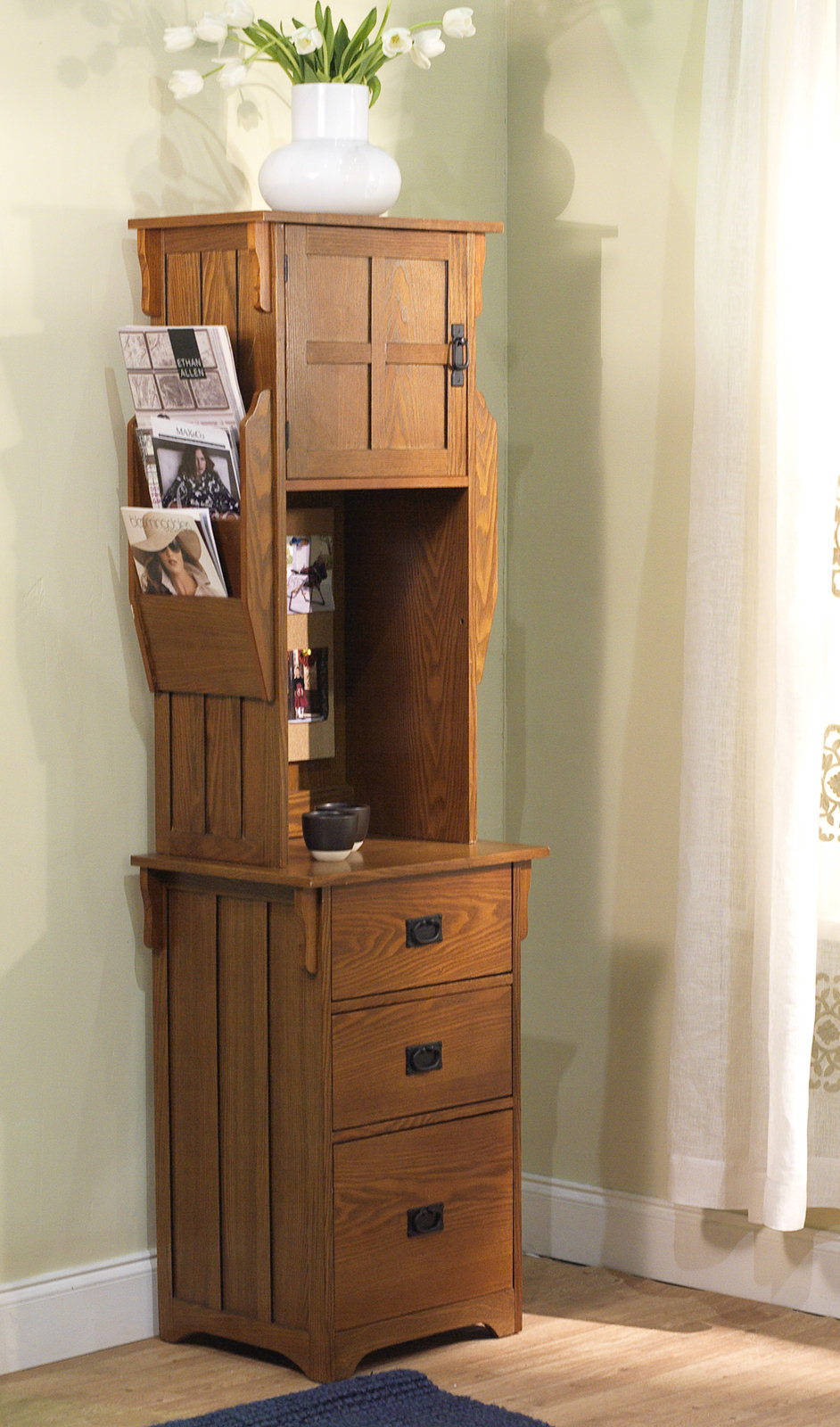 Winston Porter Lishani Tower in Oak | Wayfair