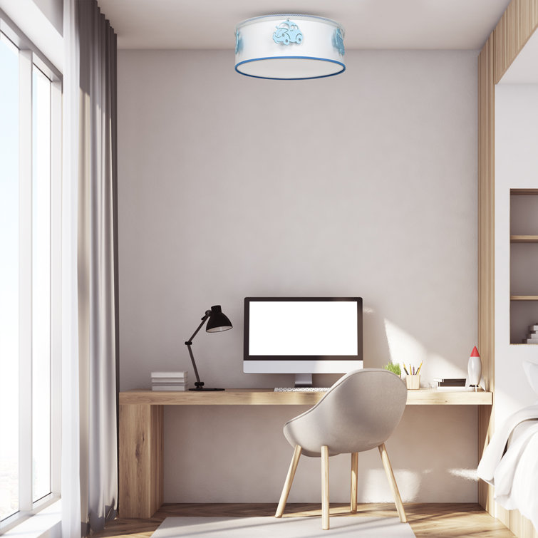 HowHomely Automobile Cotton / Cotton Blend Flush Ceiling Light ...