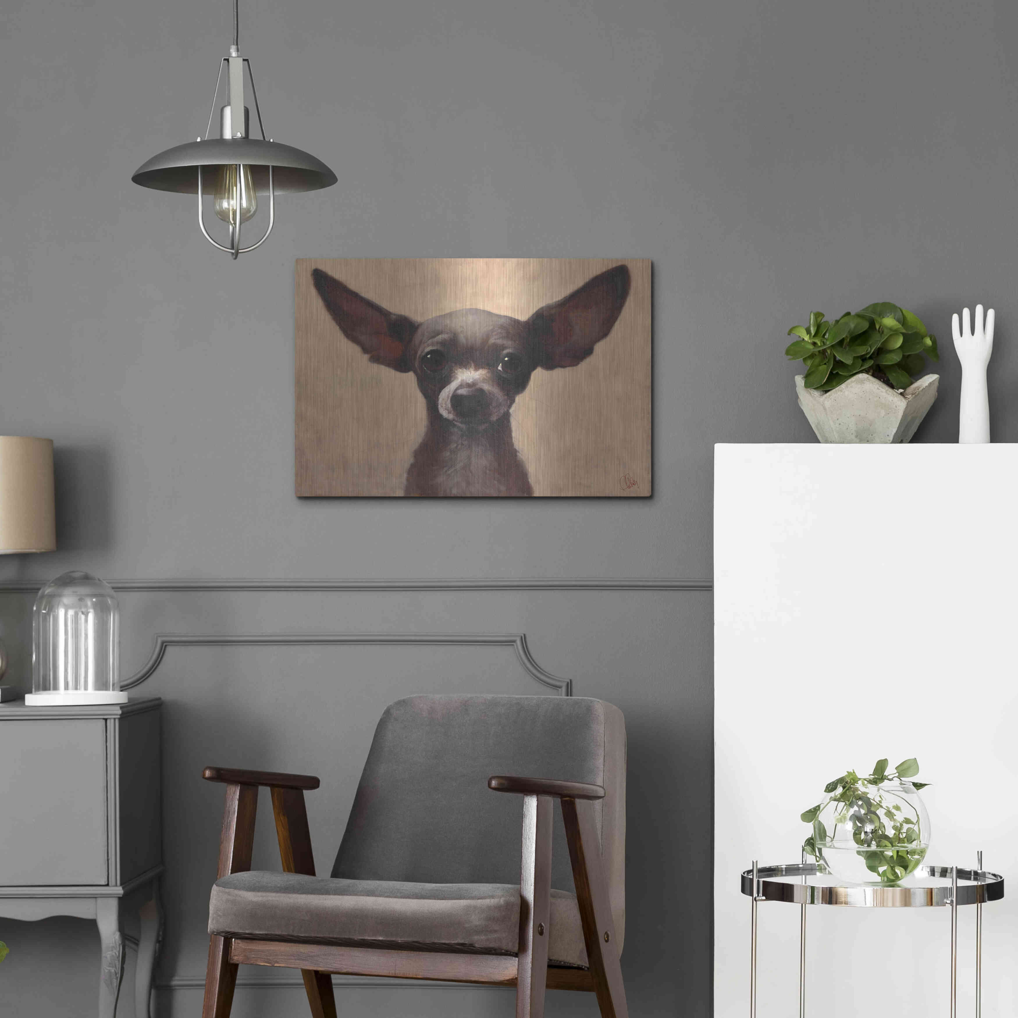 Winston Porter 'Chihuahua' by Thomas Fluharty, Metal Wall Art - Wayfair ...