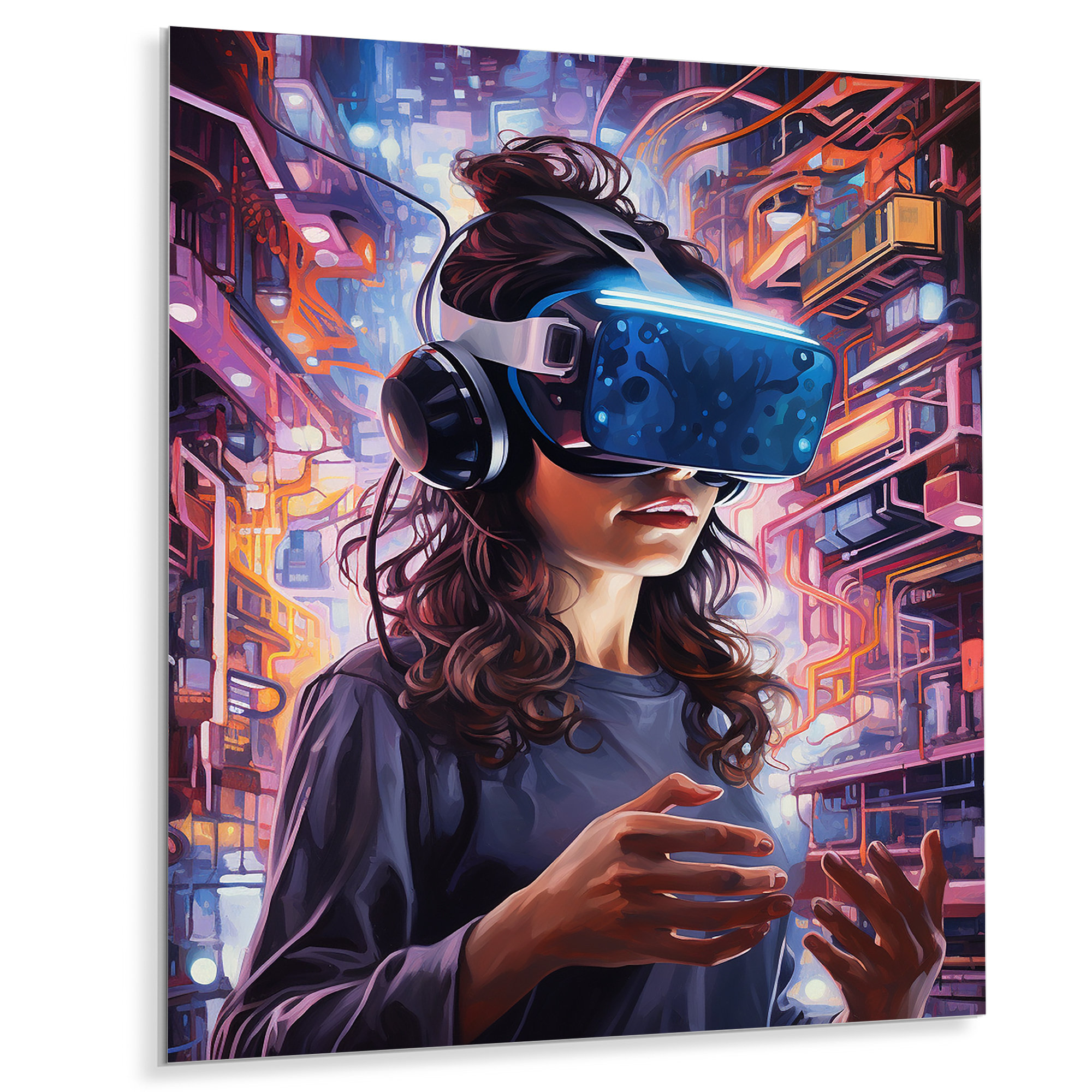 Winston Porter Video Game Virtual Escape Portrait - Video Games Metal ...
