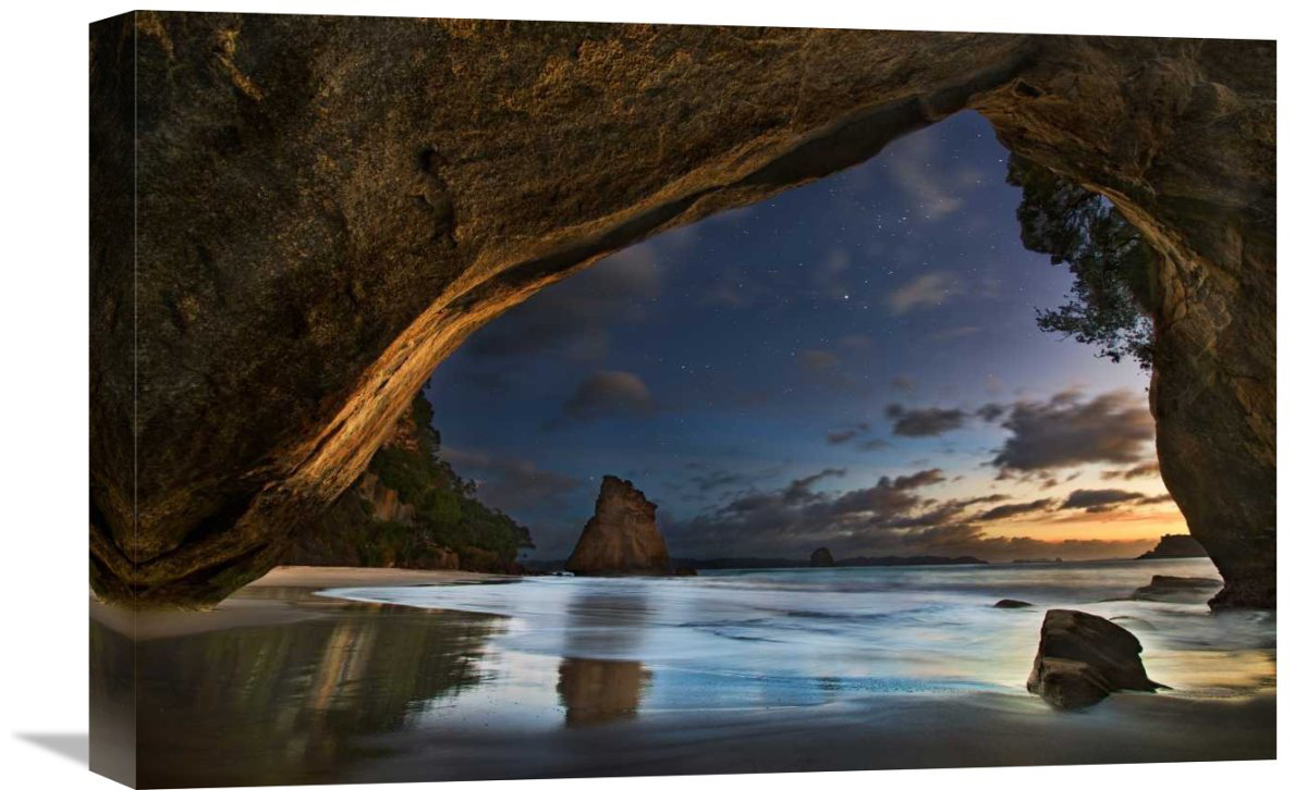 Global Gallery 'Cathedral Cove' by Yan Zhang Photographic Print on ...