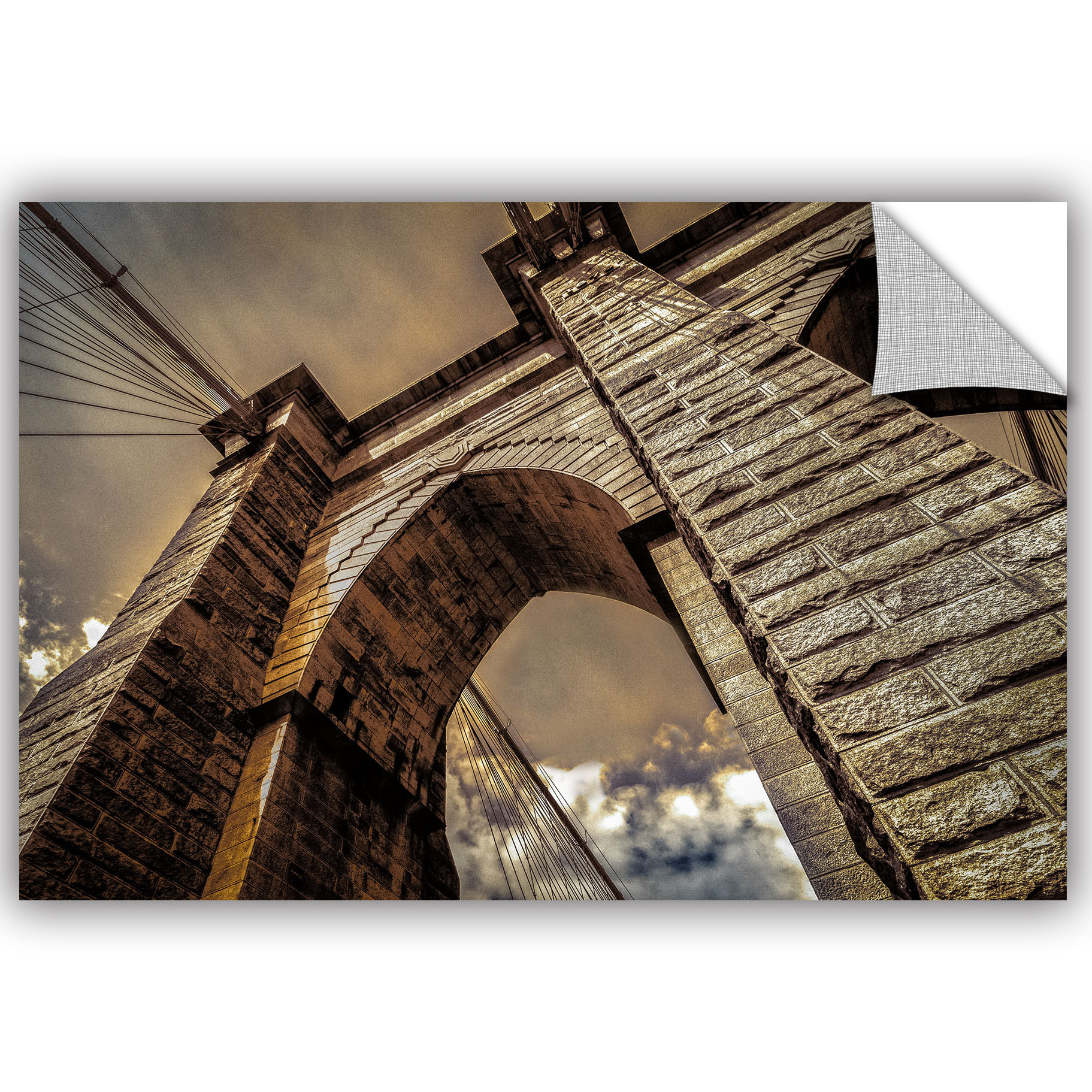 Williston Forge Richard James Brooklyn Bridge Wall Decal - Wayfair Canada
