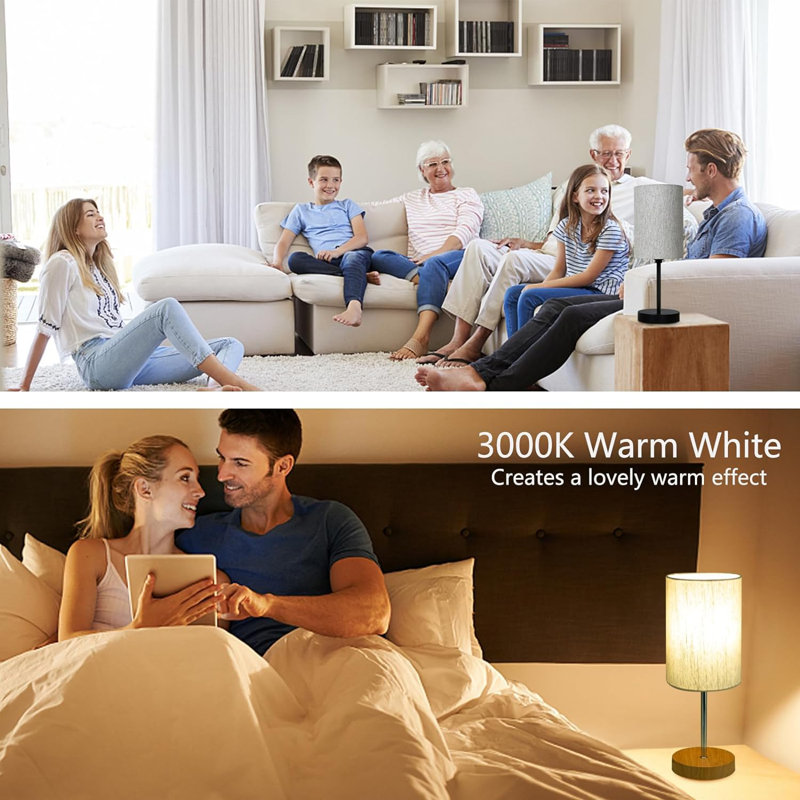 Ebern Designs Ballico Wood Table Lamp | Wayfair