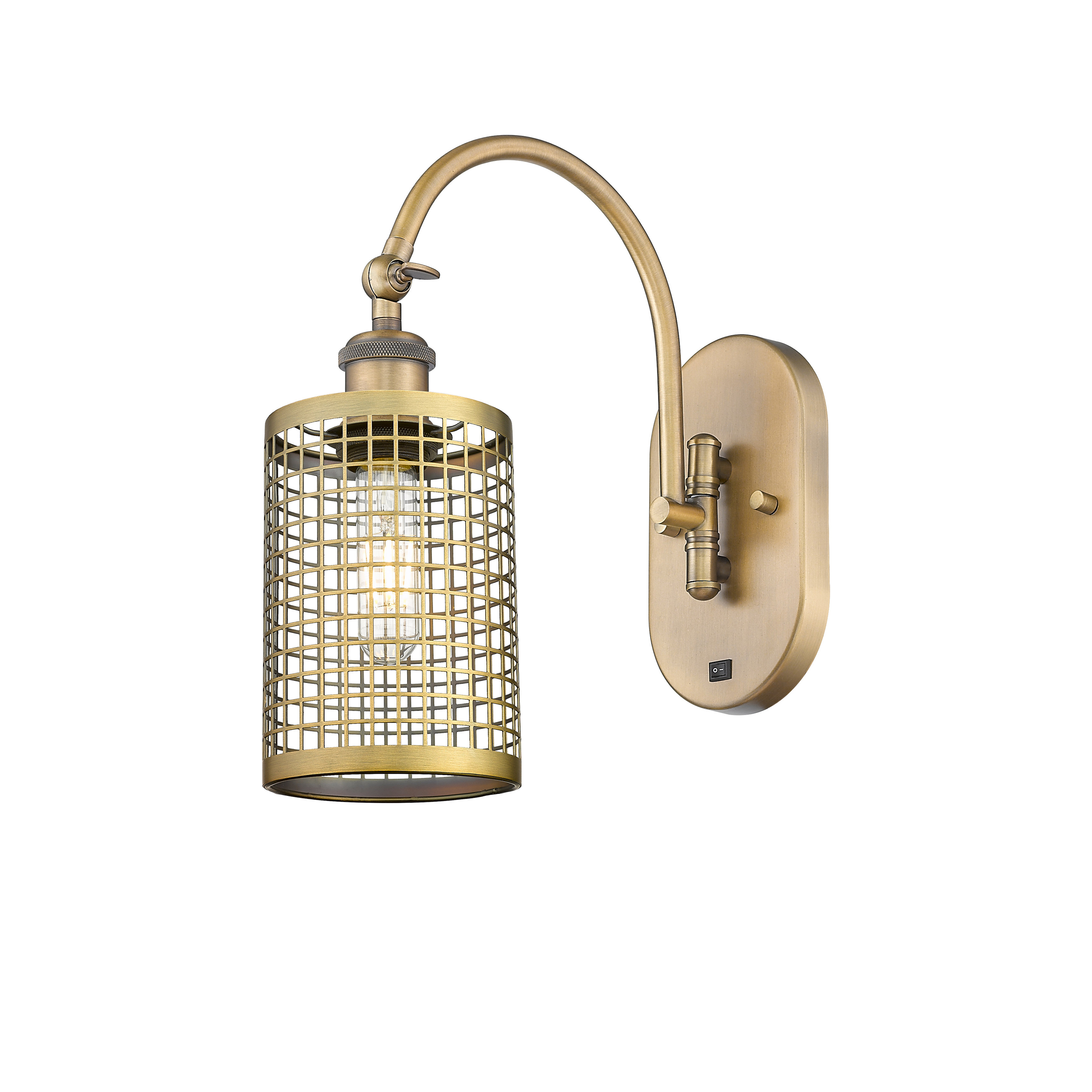 House of Hampton® Jerine Steel Armed Sconce | Wayfair