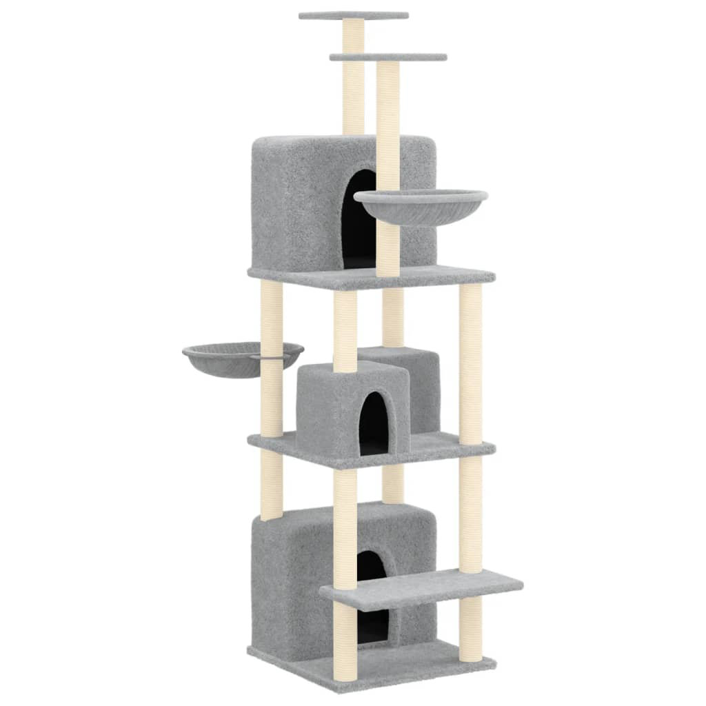 Corrigan Studio® Cat Tree Engineered Wood 70.9 In Adjustable Armrests ...