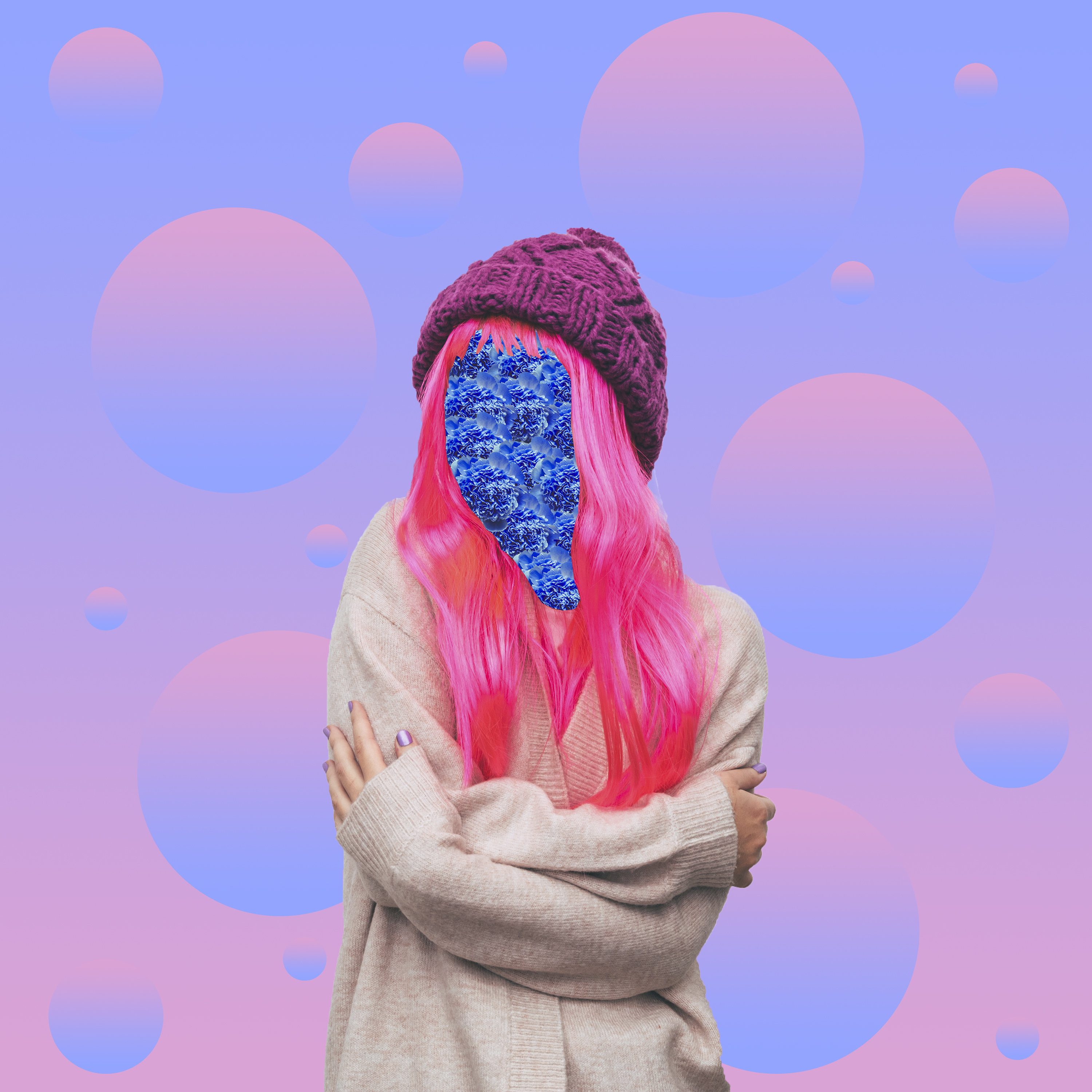Happy Larry Girl With Pink Hair | Wayfair.co.uk
