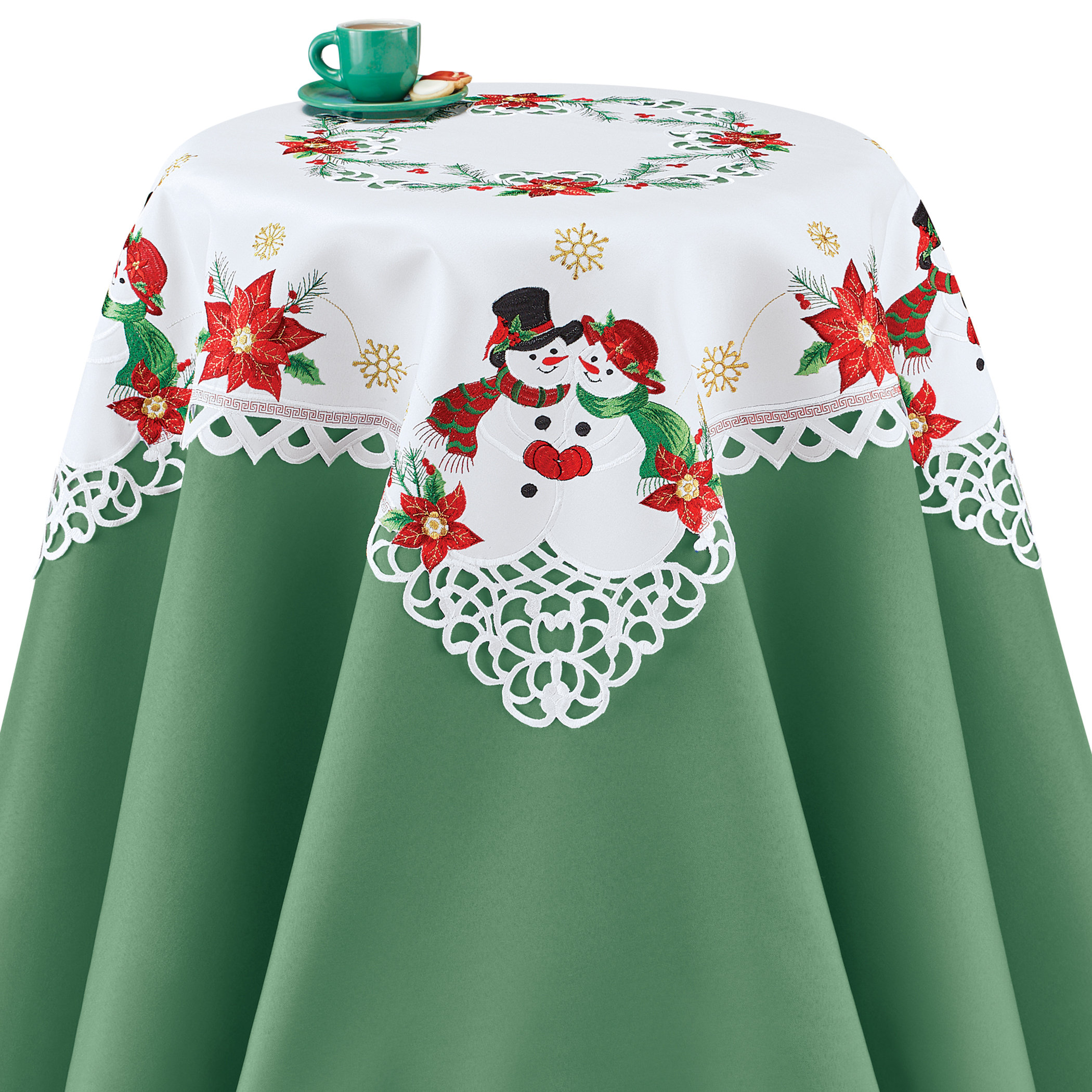 The Holiday Aisle® Jashara Festive Couple Table Topper | Wayfair