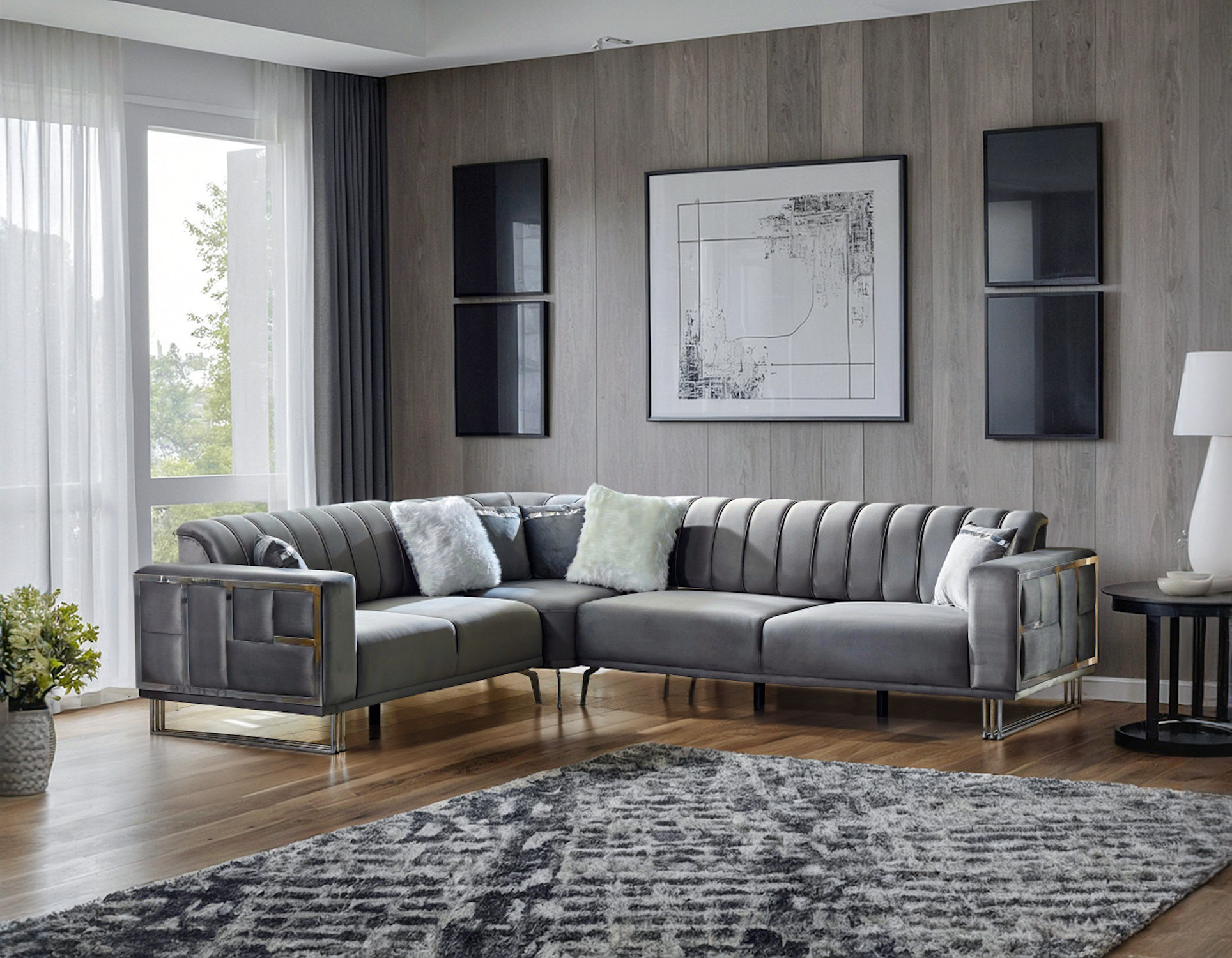 Orren Ellis Puzzle Sectional Sofa - Wayfair Canada